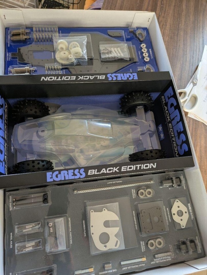 Tamiya Egress Black Edition 1/10 4WD Buggy RC Car Kit EP Off Road 47489 ...