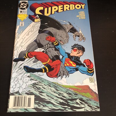 Superboy #9 1st app KING SHARK RARE NEWSTAND! #keyissue | eBay