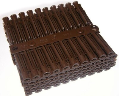 Pack oF 200 TALON Wall Plugs 7mm Concrete & Brick Fixing Brown Rawl ...
