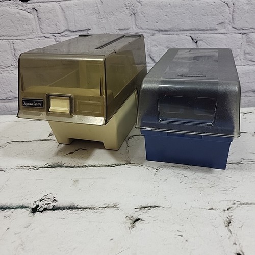 Vintage Floppy Disk Storage Holder Box Container Plastic Lot Of 2 | eBay