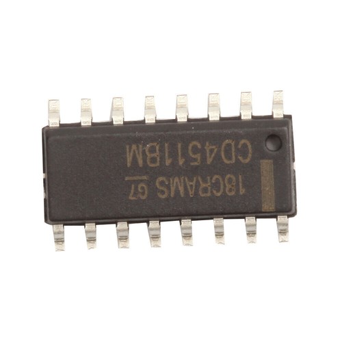 10pcs CD4511BM CD4511 HEF4511 SOP-16 BCD-to-7 Seent Latch/der Driver IC ...