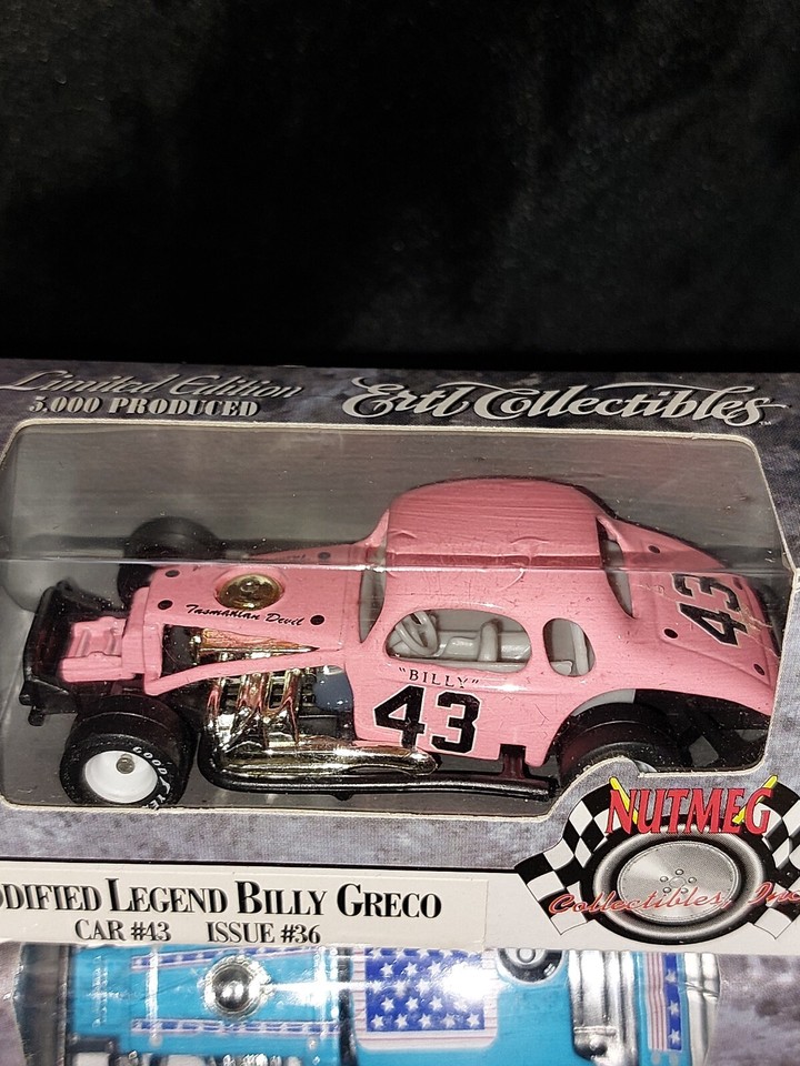 Billy Greco #43 ERTL Modified Legend Issue #36 1:64 & Jim Shampine #3 ...