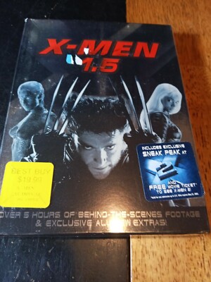 X-Men 1.5 DVD Movie Over 5 Hours of Behind the Scenes Footage + Extras ...