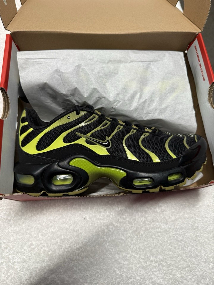 Nike Air Max tns plus, black cyber pacific moss uk size 4.5 | eBay UK