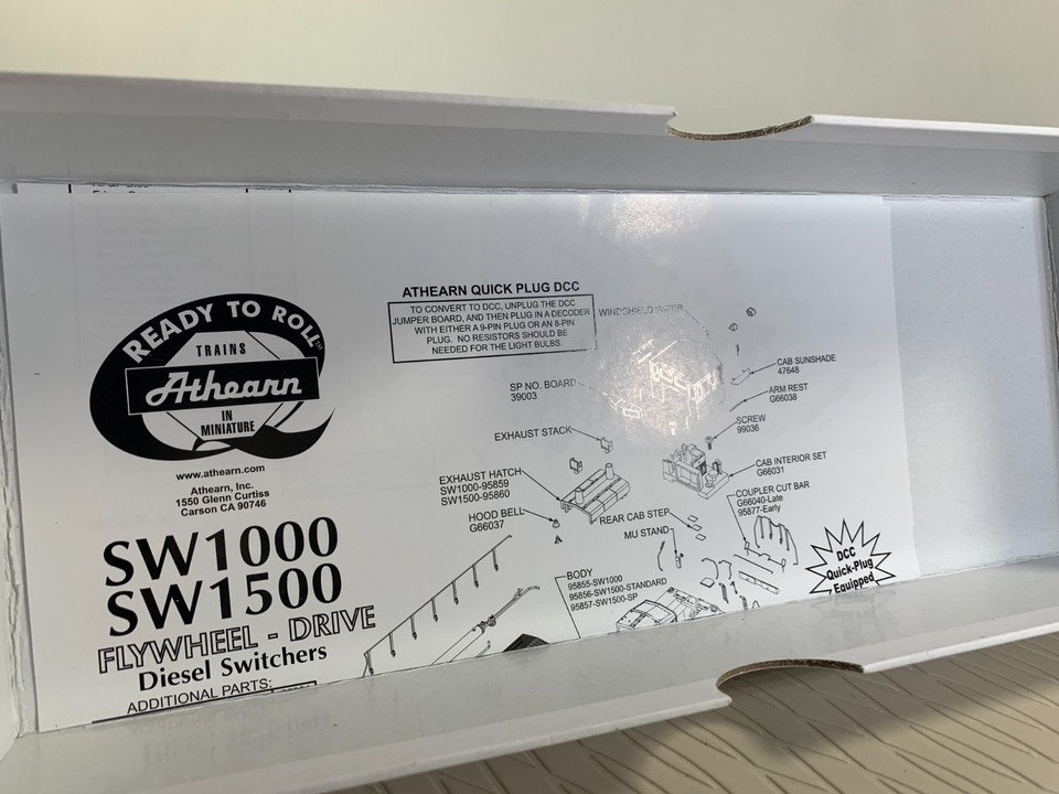 Athearn 95811 Rio Grande SW1000 Switcher #147 HO scale | eBay