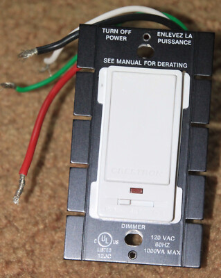 Crestron Prodigy P-DIMRF infiNET Wall Box Dimmer White | eBay