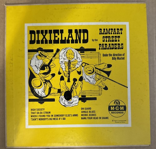 10” LP RAMPART STREET PARADERS - Dixieland - MGM E144 VG+ Jazz Billy ...