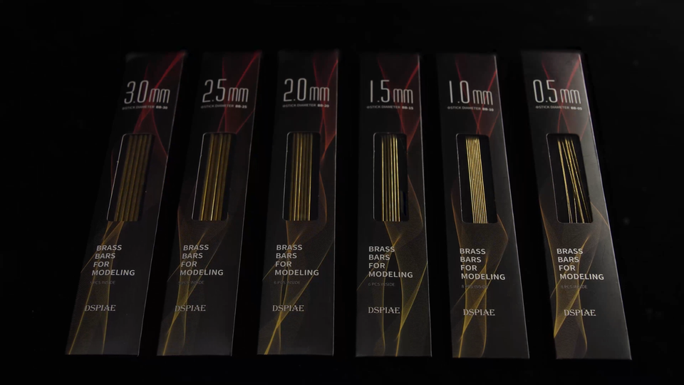 DSPIAE: Brass Bars - Pinning Rods & Scale Modeling - 0.5-3mm - 200mm ...