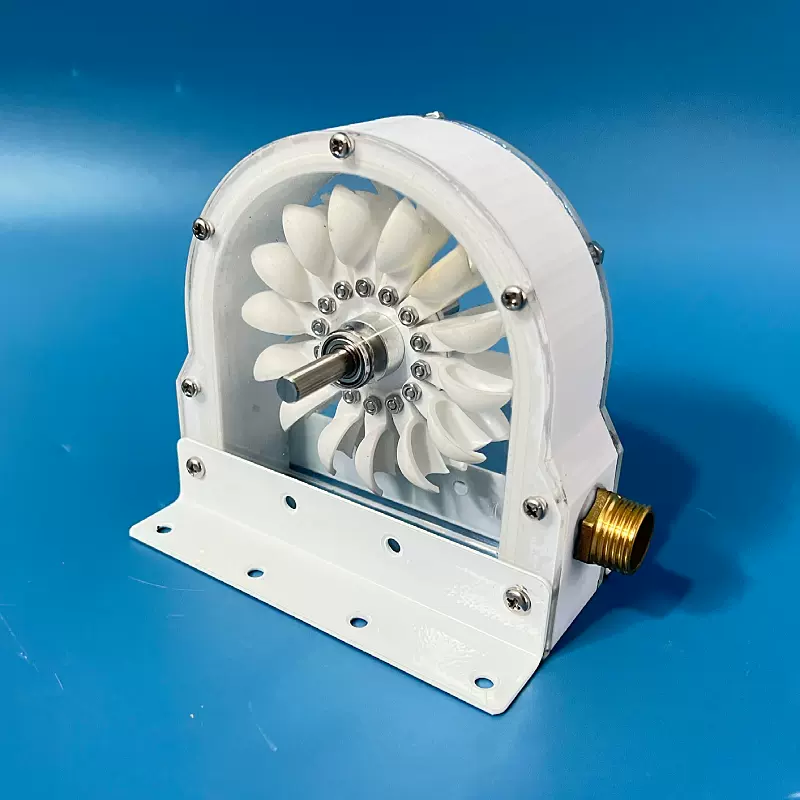 100-300W Pelton Wheel Hydroelectric Power Water Turbine DIY Hydropower ...