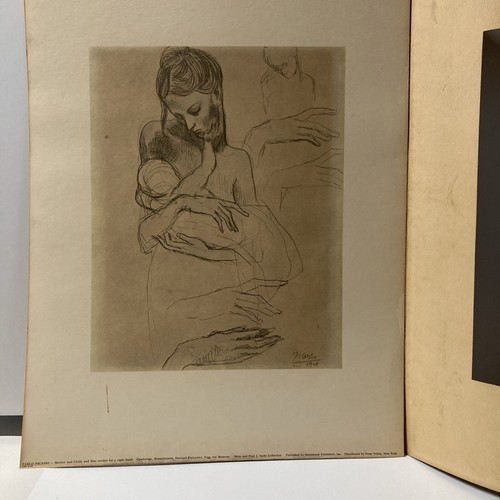 PABLO PICASSO MOTHER AND CHILD & 4 STUDIES FOR A RIGHT HAND PRINT 1904 ...