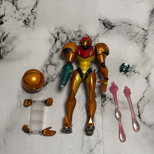 Figma Samus Aran 133 METROID Other M Figure Morph ball Beam effect No ...