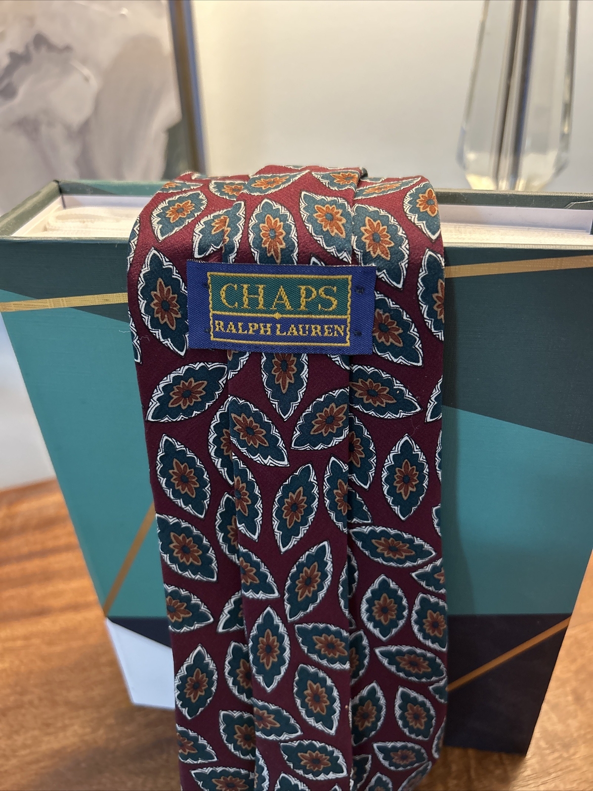 Purple Label CHAPS Ralph Lauren Men's Tie Necktie 56” - Gem