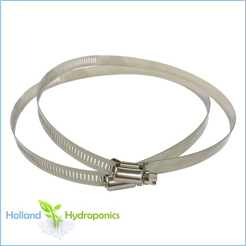 2x 12" SCREW RELEASE CLAMPS For Filter/Silencer/Ducting/Reducer/Fan ...