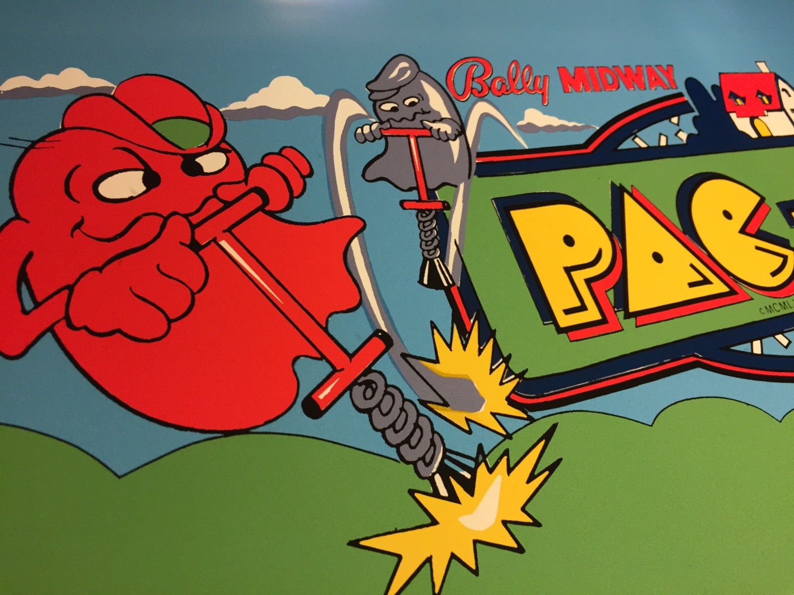 Pac-Land (Pac Land, Pacland) Arcade Marquee 23" x 9" | eBay