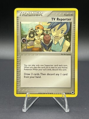 TV Reporter 82/101 Trainer | Ex Dragon Frontier | Pokemon Card | eBay