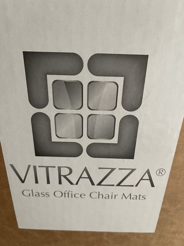 42" x 48" Vitrazza Rectangular Glass Chair Mat - Luminoso | eBay