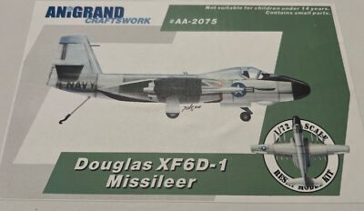 Anigrand Craftswork Models 1/72 Douglas XF6D-1 Missileer Resin Kit AA ...