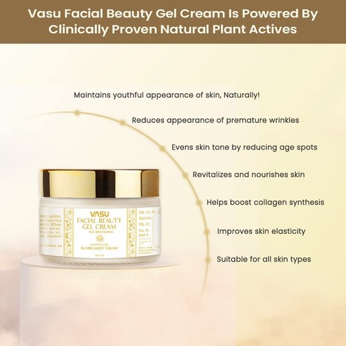 Vasu Kumkumadi Tailam Facial Beauty Gel Face Cream – 50 ml | eBay