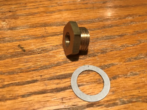 66-71 Mopar 426 Hemi Cuda Carter AFB Rear Carburetor Fuel Line Fitting ...