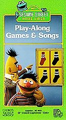 Sesame Street - Play-Along Games Songs (VHS, 1996) for sale online | eBay
