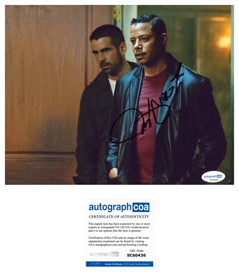 Terrence Howard ‘Dead Man Down’ Signed 'Alphonse' 8x10 Photo ACOA PROOF ...