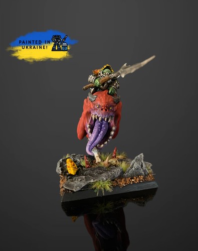 Night Goblin Bosses on Giant Cave Squig | eBay
