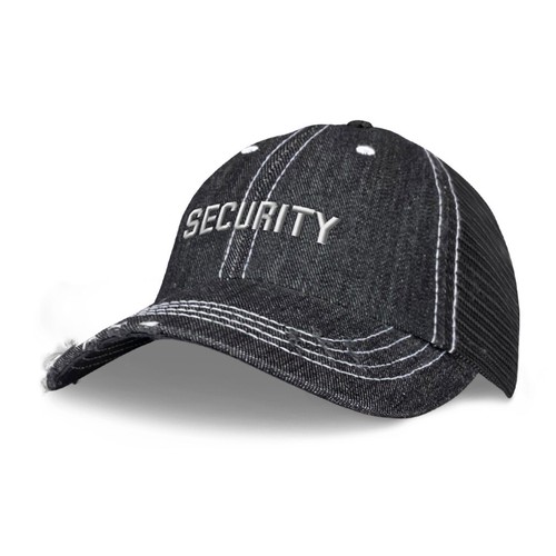 Denim Jean Baseball Cap Professional Security Guard A Unestructured ...
