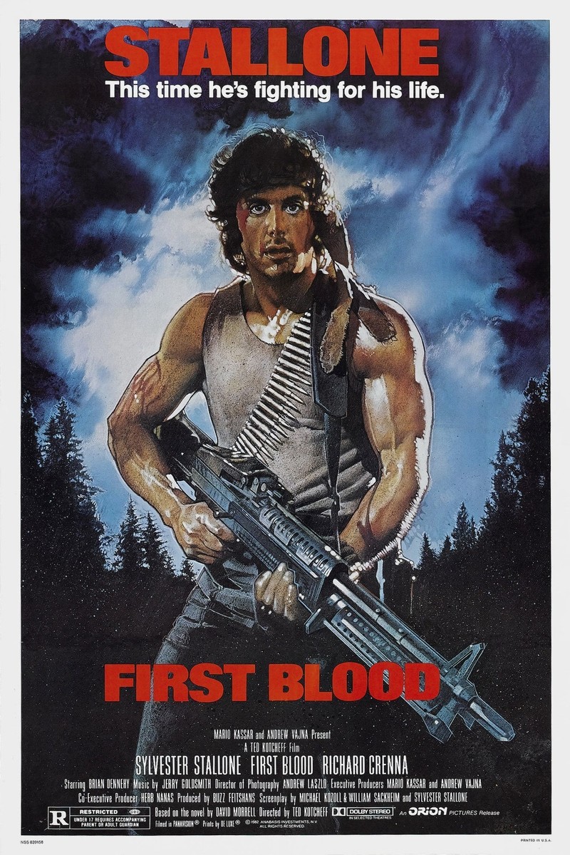 Rambo First Blood Poster Rambo First Blood Part 2 : The Film Poster