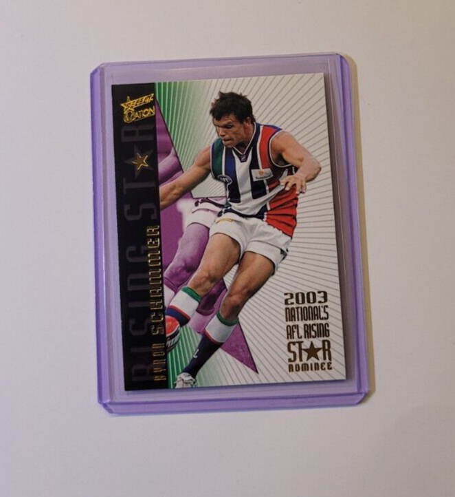2004 AFL SELECT OVATION RISING STAR CARD FREMANTLE DOCKERS BYRON ...