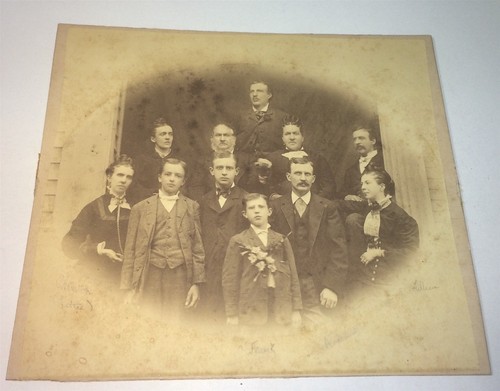 Rare Antique Victorian American Chaffee Family Group Portrait! Cabinet ...