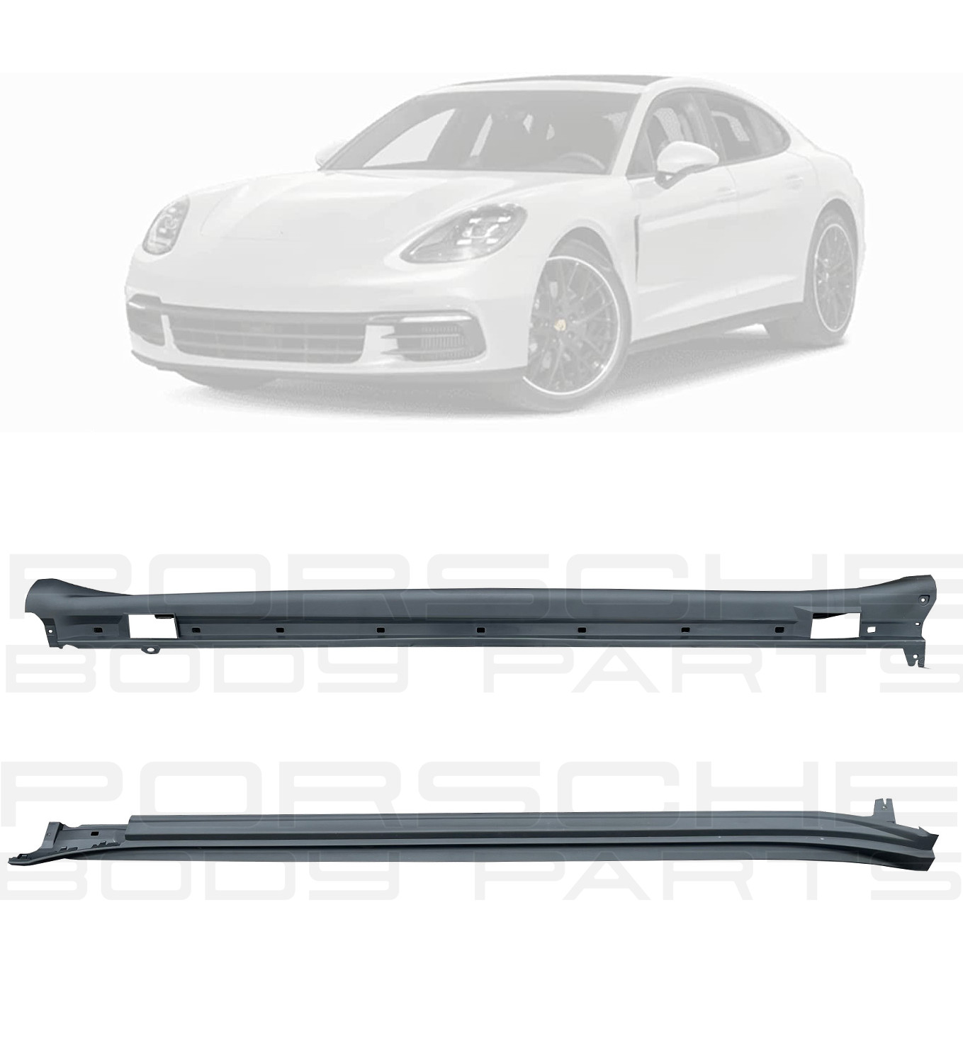 Left Rocker Panel Side Skirt Trim 971854883 Porsche Panamera 971 2017 ...