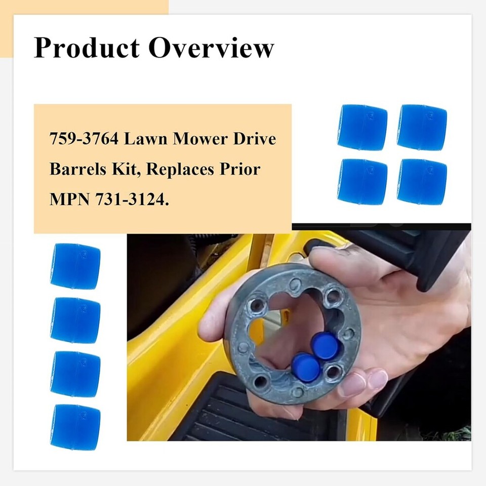 8 PCS 759-3764 DRIVE BARRELS KIT FOR MTD FOR CUB CADET BARREL KIT W | eBay