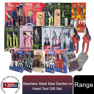 Spear & Jackson Stainless Steel Kew Garden or Hand Tool Gift Set Range ...
