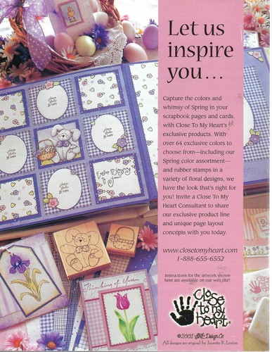 Creating Keepsakes Magazine April 2002 Becky Higgins Pages Scrapbooking ...