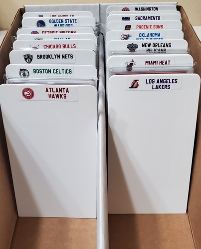 (30) GRADED Slab & Sports Card Dividers with 30 FREE NBA Teams Labels ...