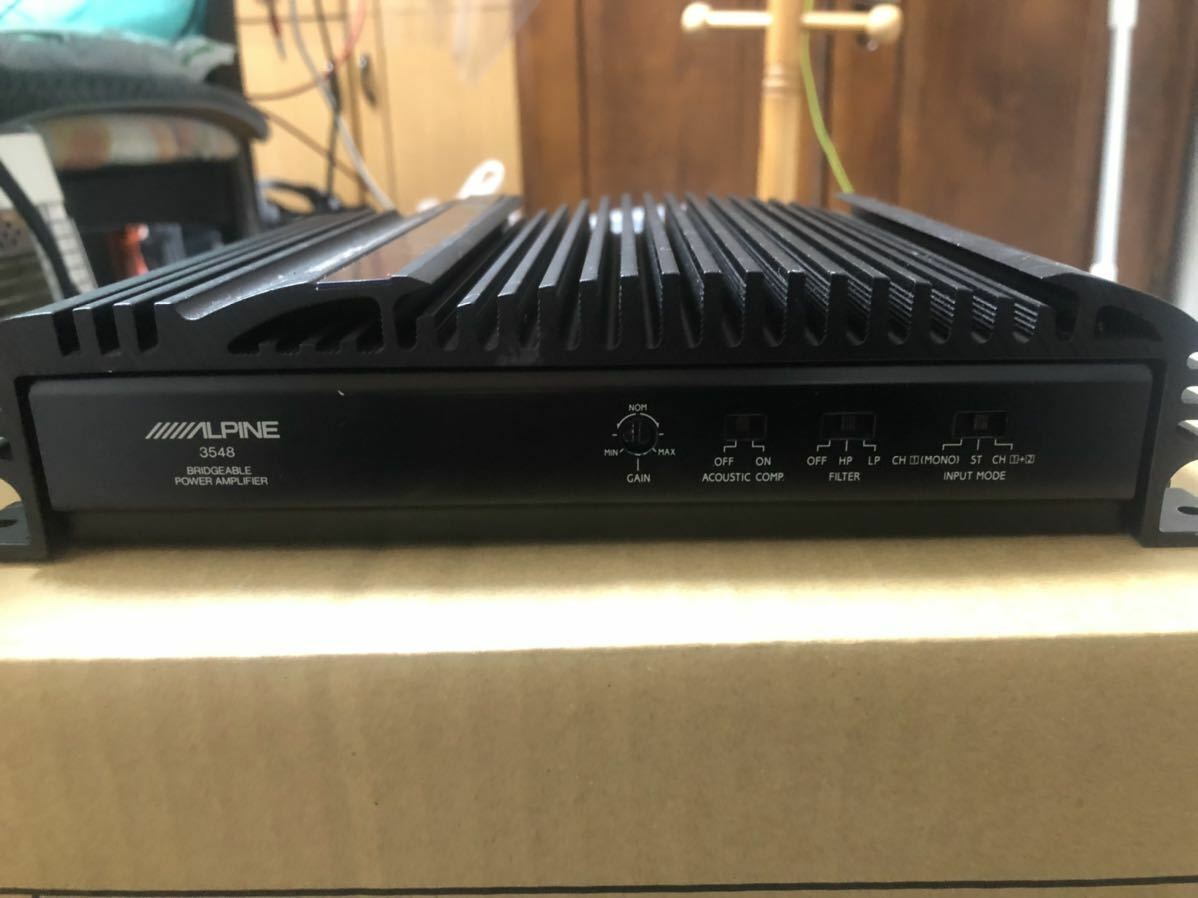 Alpine 3548 2ch Power Amplifier Used | eBay