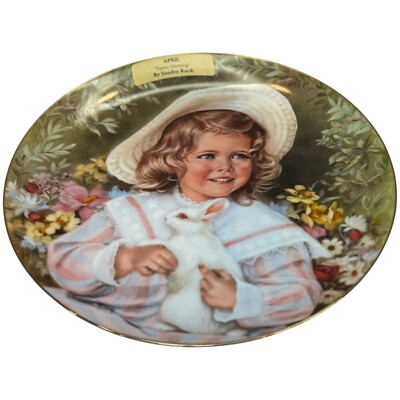 VTG Easter Morning Collector Plate by Sandra Kuck RECO Fine China ...