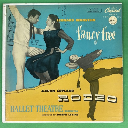Leonard Bernstein Fancy Free Aaron Copland Rodeo P-8196 Ballet Theatre ...
