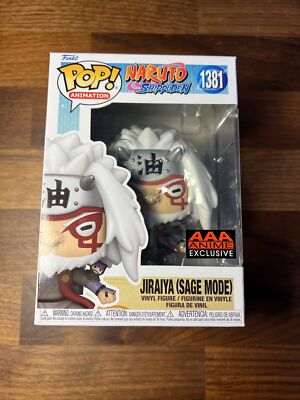 Pop Funko #1381 Naruto Shippuden Jiraiya (Sage Mode) AAA Anime ...