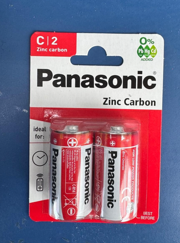 Panasonic Zinc Carbon Batteries, D(R20), C(R14), AAA(R03), AA(R6), Long ...