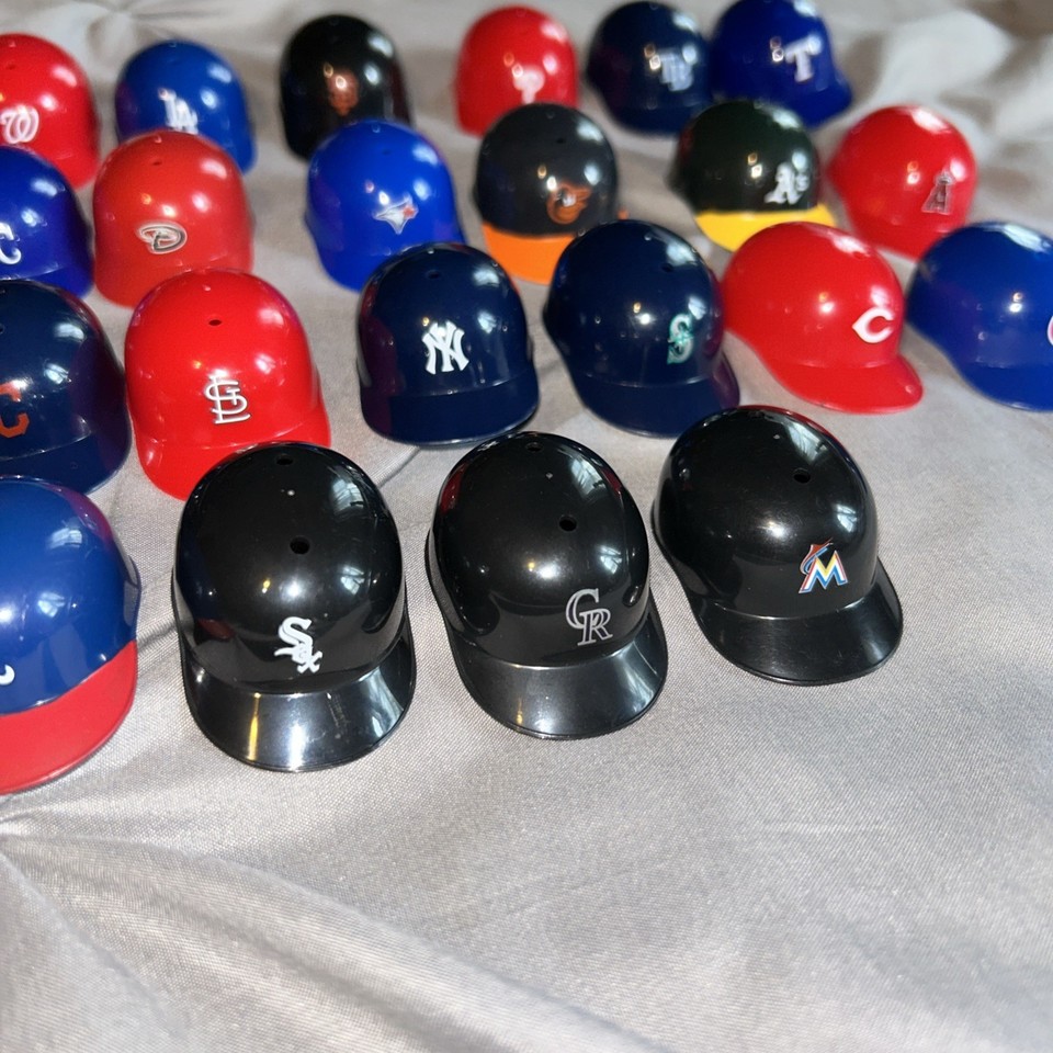 Vintage Miniature Plastic Baseball Helmets, Hats, Caps - Total 30 | eBay