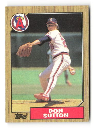 1987 Topps #673 Don Sutton California Angels | eBay