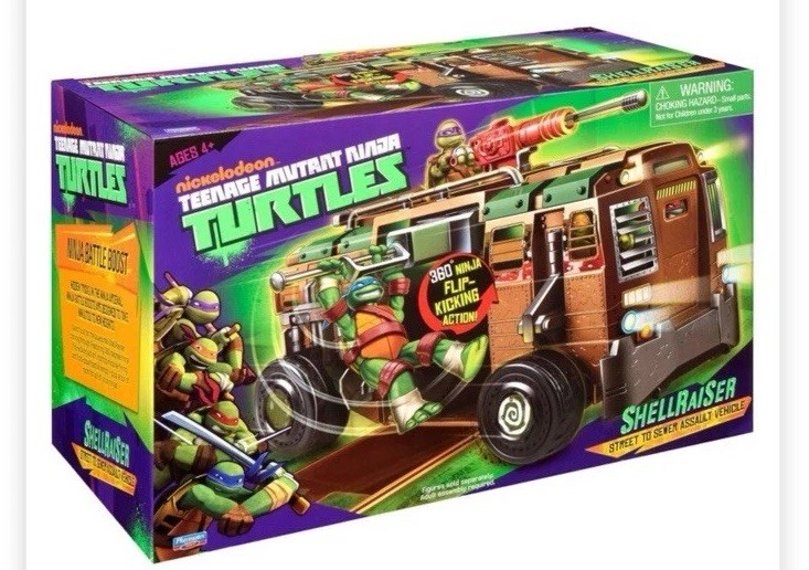 Playmates 2012 Teenage Mutant Ninja Turtles SHELLRAISER Vehicle Toy NEW ...