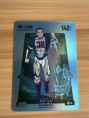 2025 Bo Jackson Battle Mr. Clean Blue Battle Foil SP #BBF-60 Steve ...