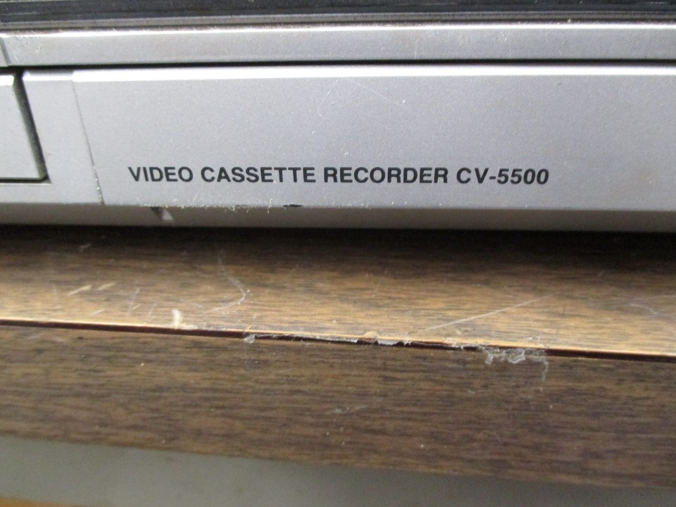 VINTAGE Rare 80s GoldStar CV-5500 VCR VHS Recorder Tested seem to work ...