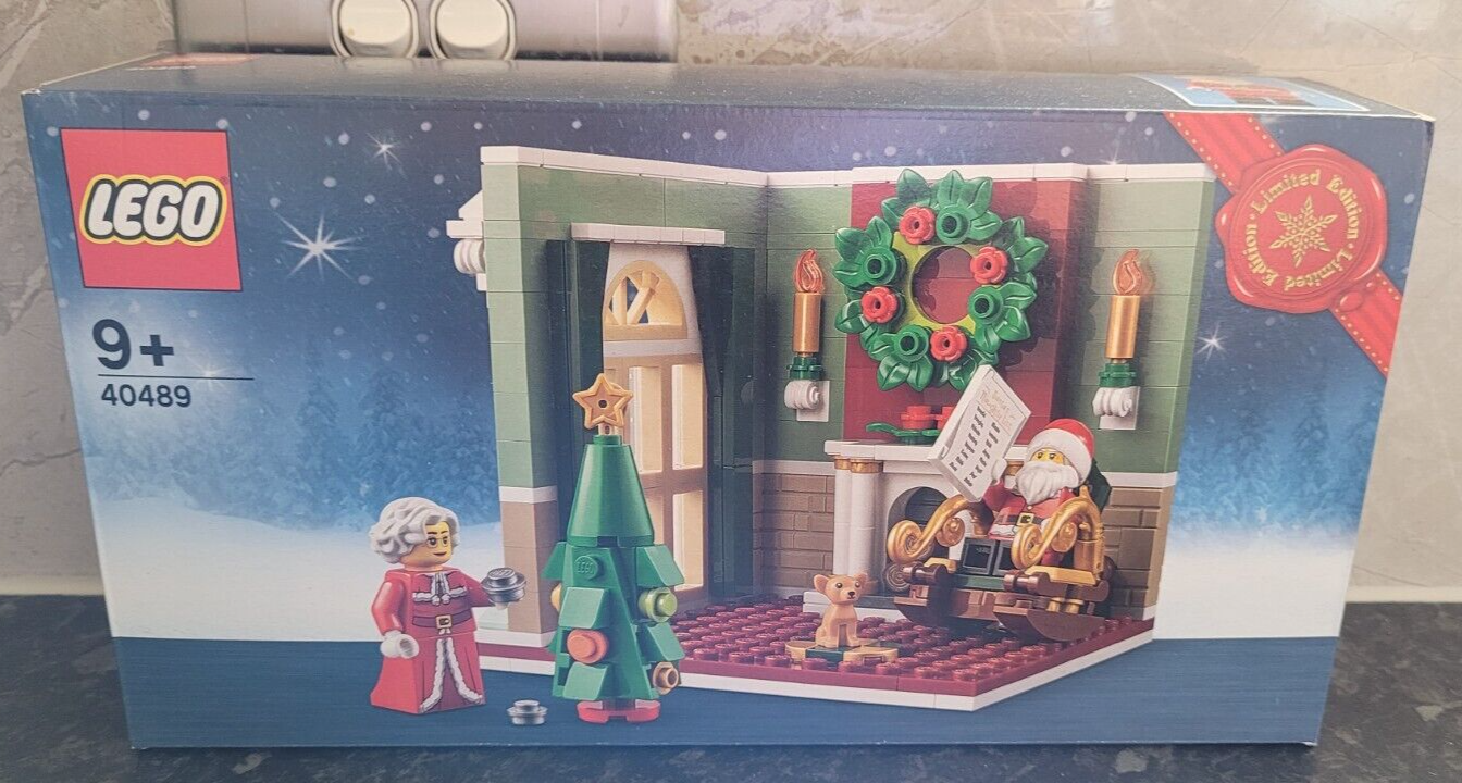 RARE! Lego Set 40489 Mr. and Mrs. Claus' Living Room & Set 40499 Santa ...