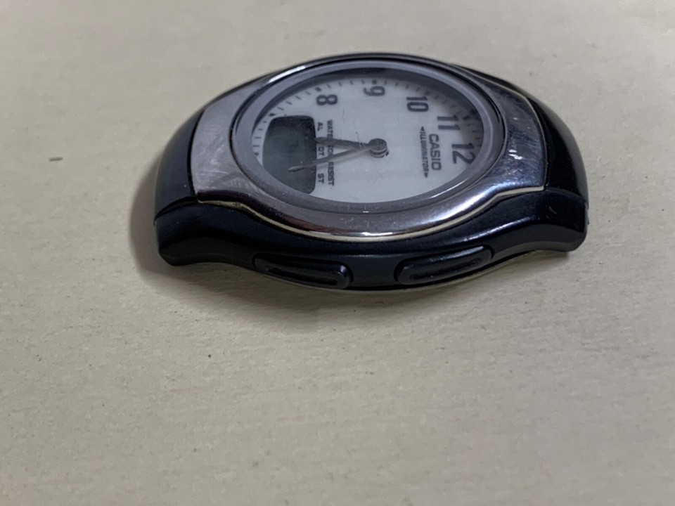 Vintage Casio Illuminator AW-E10 Module 2705 Quartz Dual Time Wrist ...