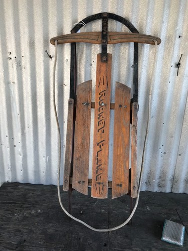 Vintage Rocket Plane Sled (38'' long) USED | eBay