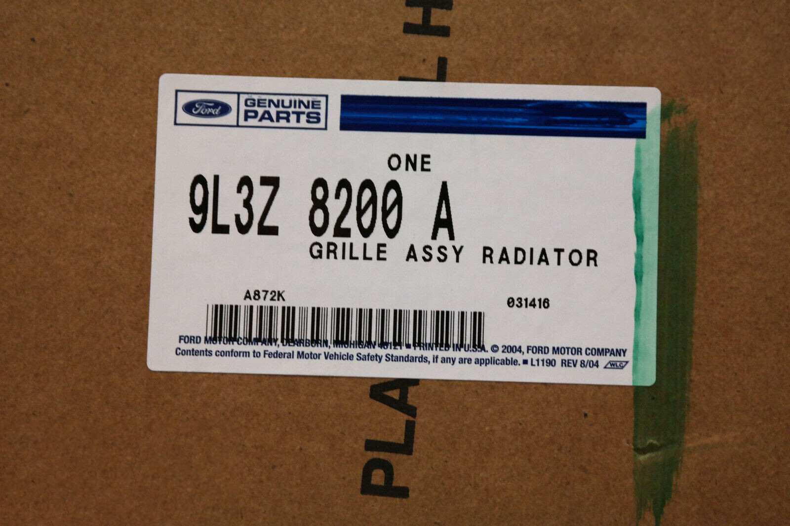 2009-2012 Ford F-150 XL Model Grille Grill w/ Ford Emblem OEM NEW 9L3Z ...