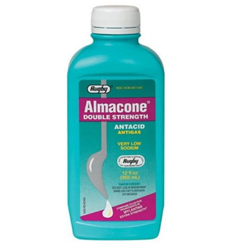 Rugby Almacone Double Strength Antacid Liquid 12oz 305360015832a283 for ...